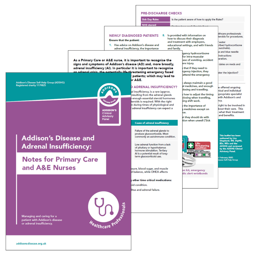Notes for Primary Care and A&E Nurses: managing Addison's and adrenal ...
